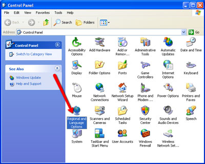 How to change your keyboard layout on Windows XP - The Typing Cat